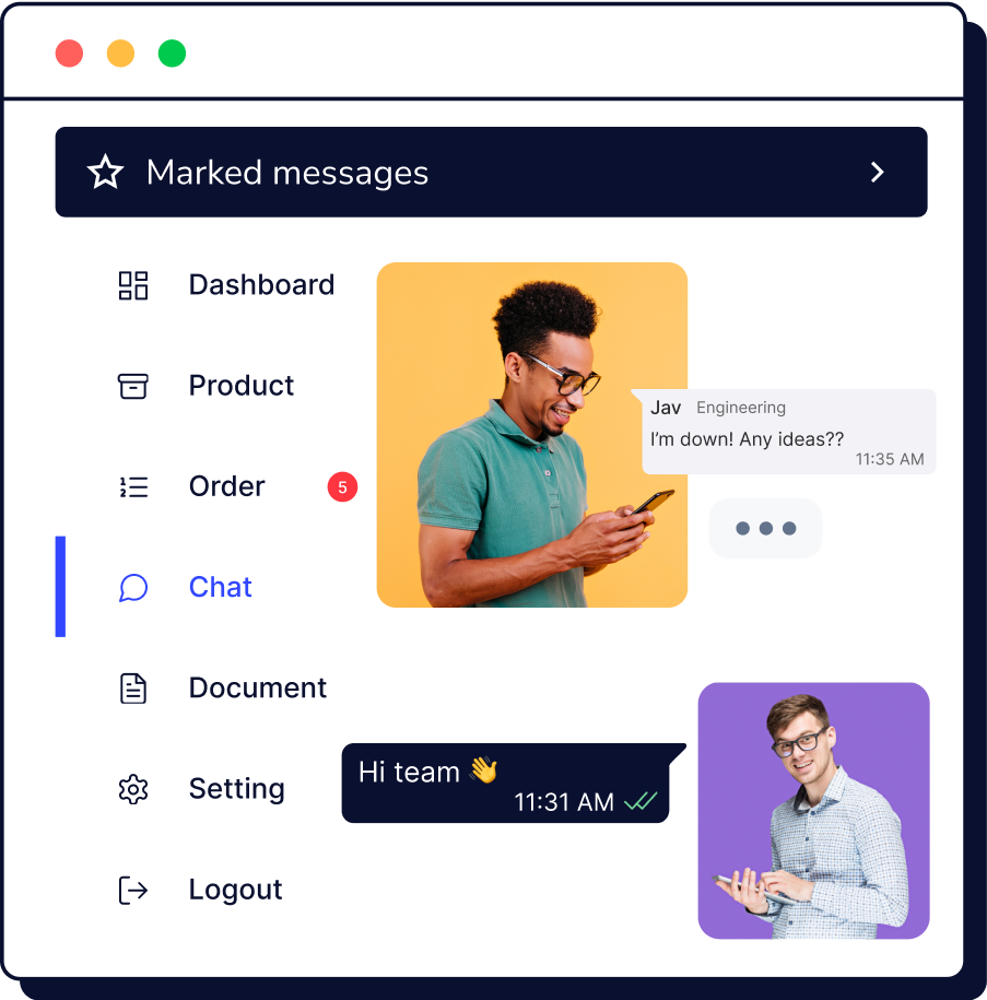 Chat software - Team Operating System
